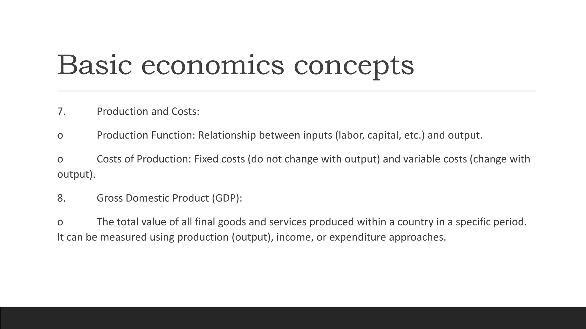 Explaining Basic economics concepts.pptx | Free Download