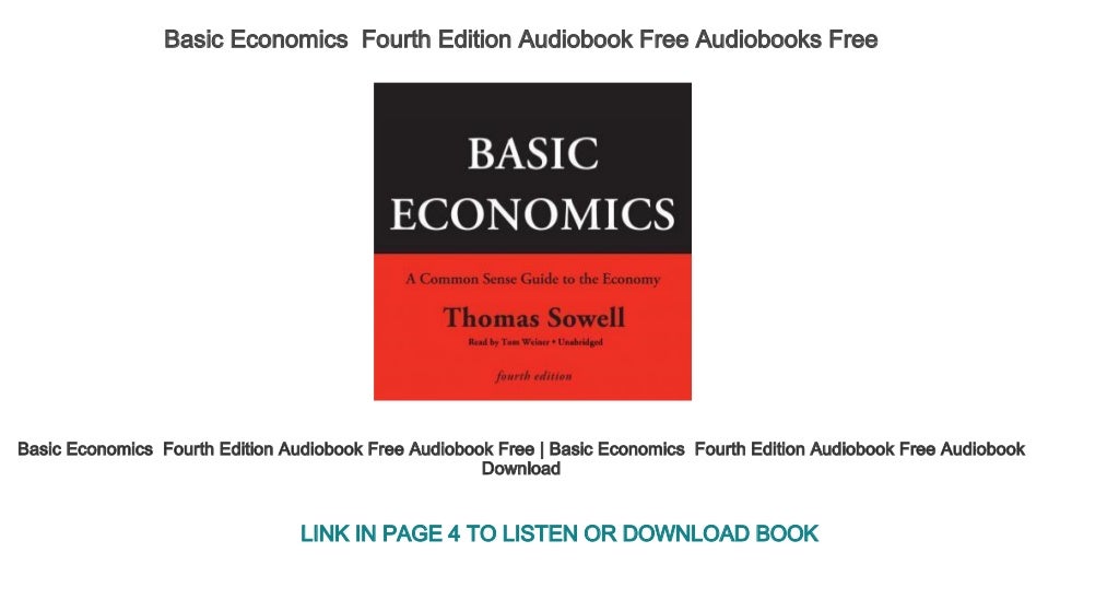Basic economics 5th edition - hopperasl