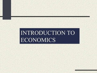 Basic economics ppt | PPTX