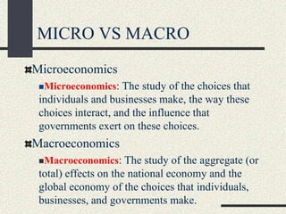 Basic economics ppt | PPTX
