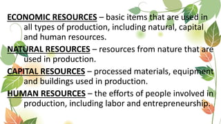 BASIC ECONOMICS PROBLEMS AND HOW APPLIED ECONOMICS SOLVES.pptx