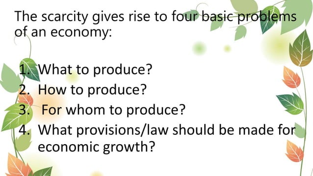 BASIC ECONOMICS PROBLEMS AND HOW APPLIED ECONOMICS SOLVES.pptx ...