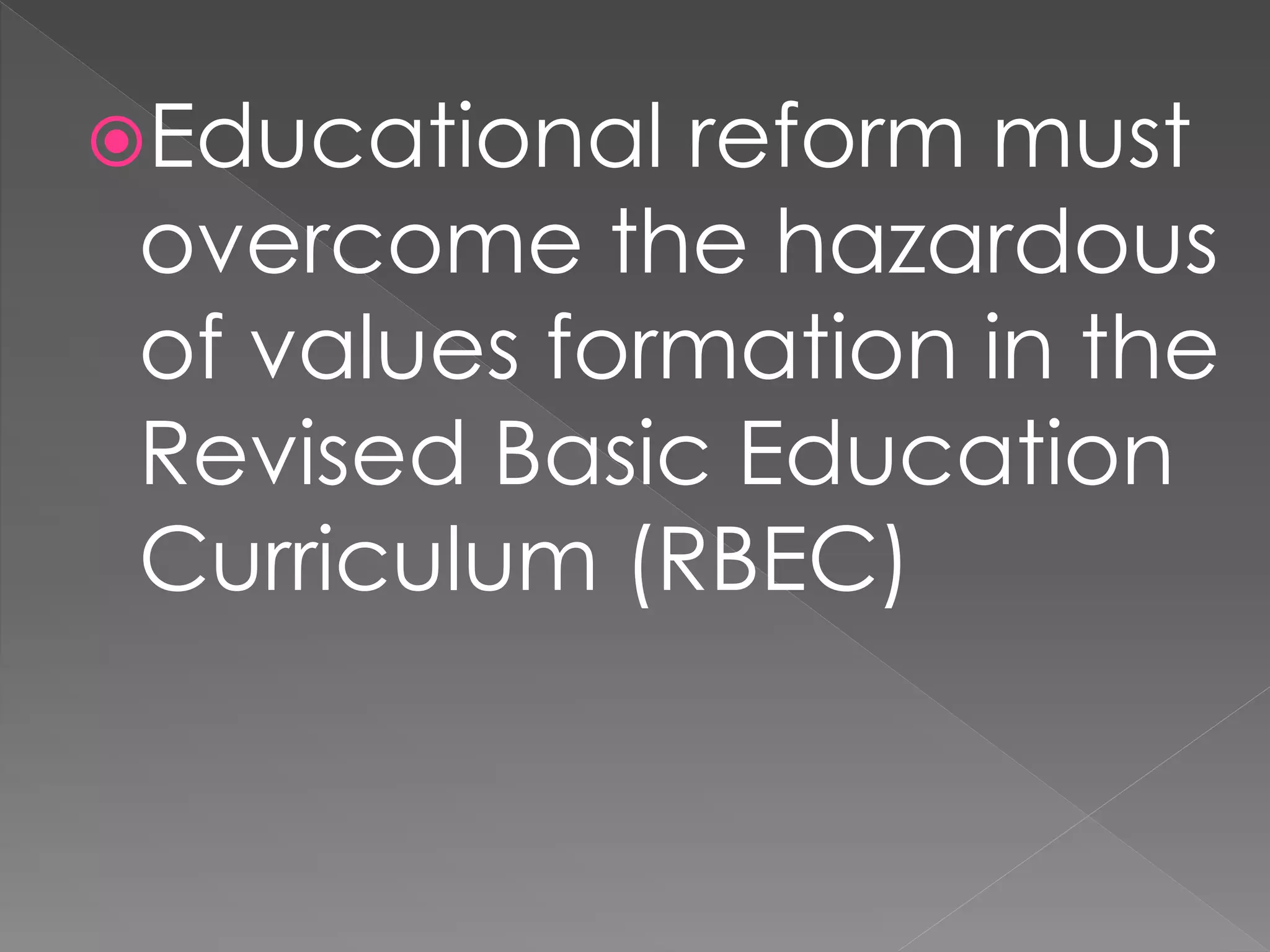 Basic education curriculum | PPTX