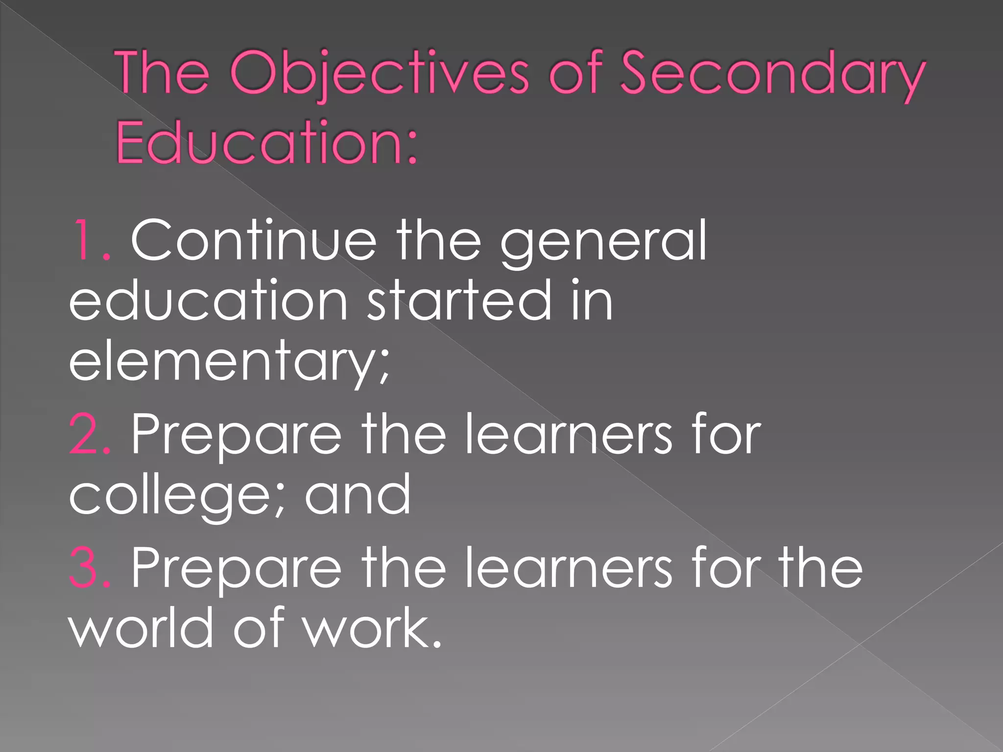 Basic education curriculum | PPTX