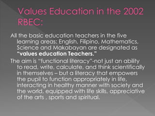 Basic education curriculum | PPTX