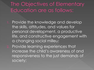 Basic education curriculum | PPTX