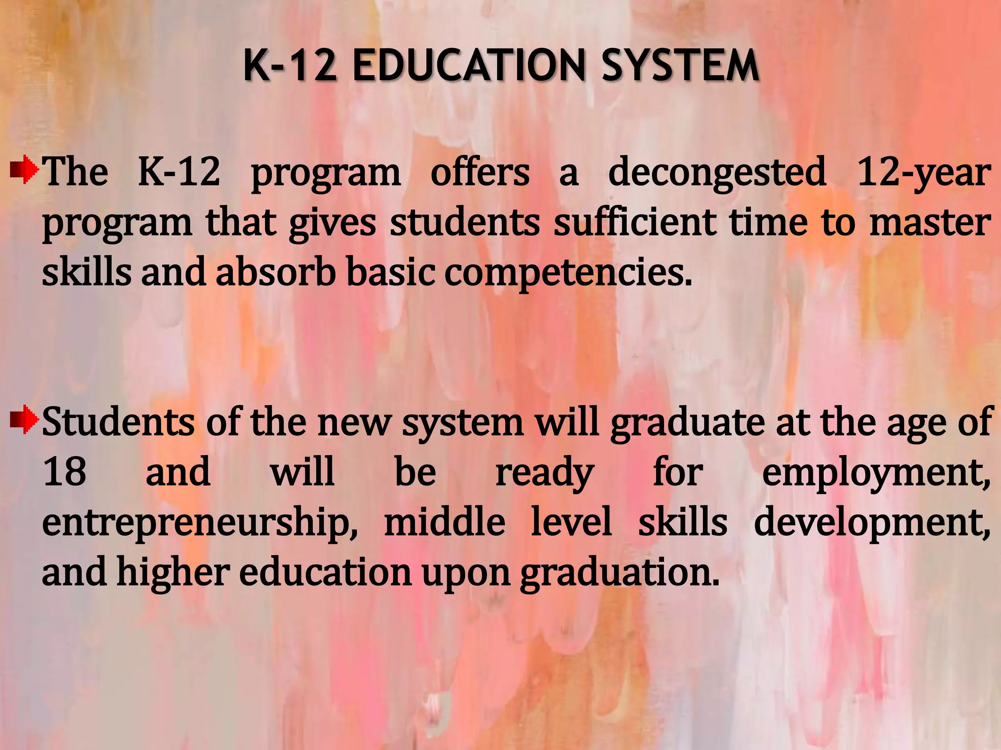 Basic education curriculum | PPTX