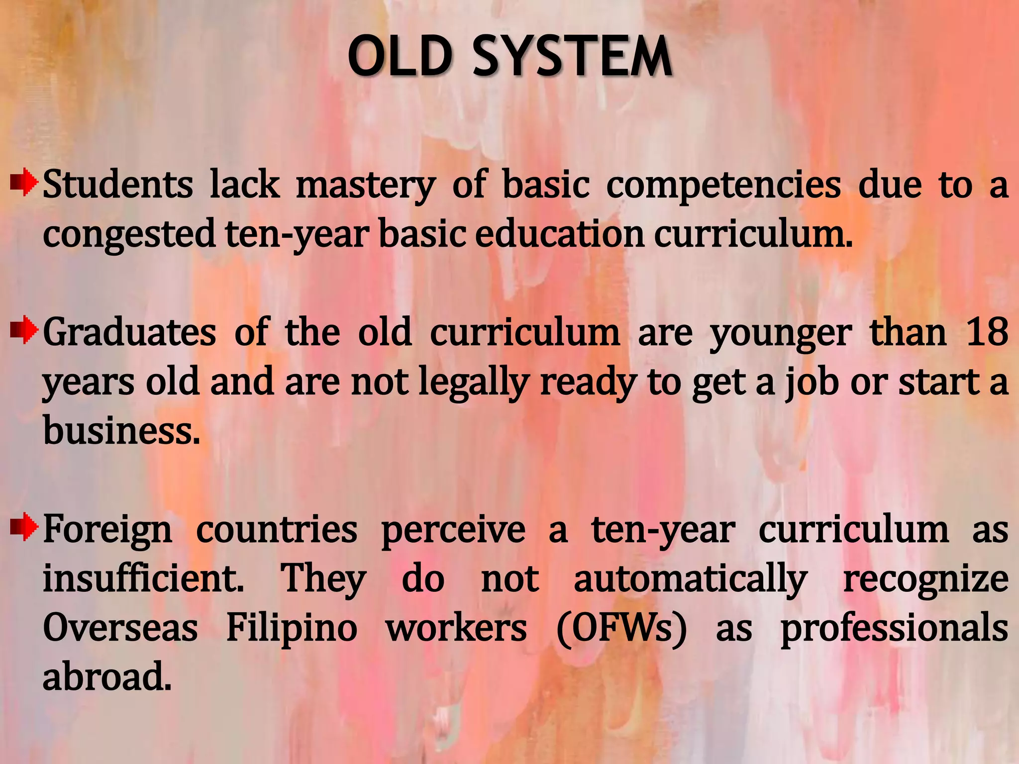 Basic education curriculum | PPTX