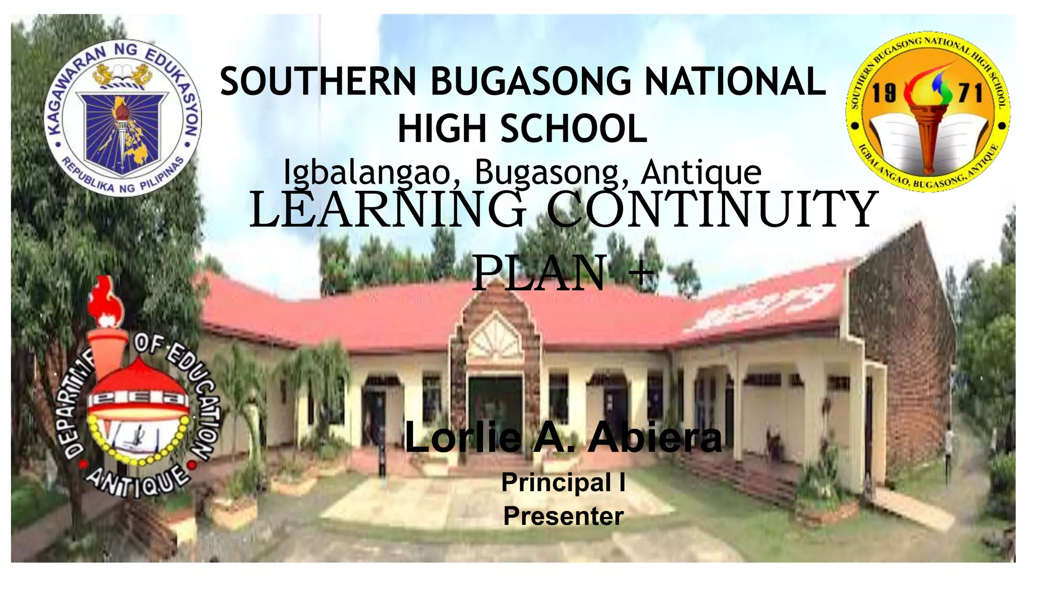 Basic education learning continuity plan abiera, lorlie alvarez | PPTX