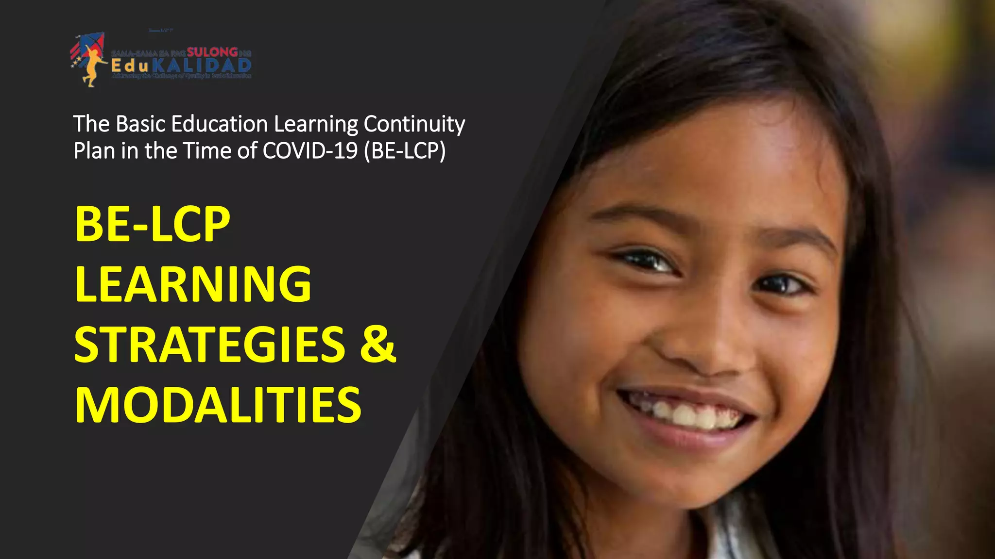 Basic Education Learning Continuity Plan Be Lcp Pptx Educational Assessment Education