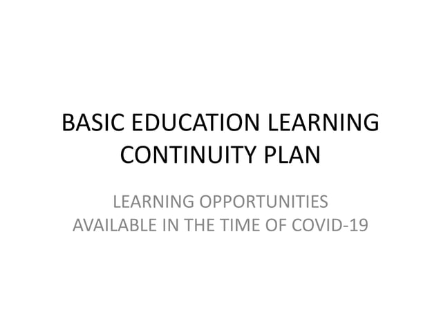 BASIC EDUCATION LEARNING CONTINUITY PLAN monitoring and evaluation.pptx