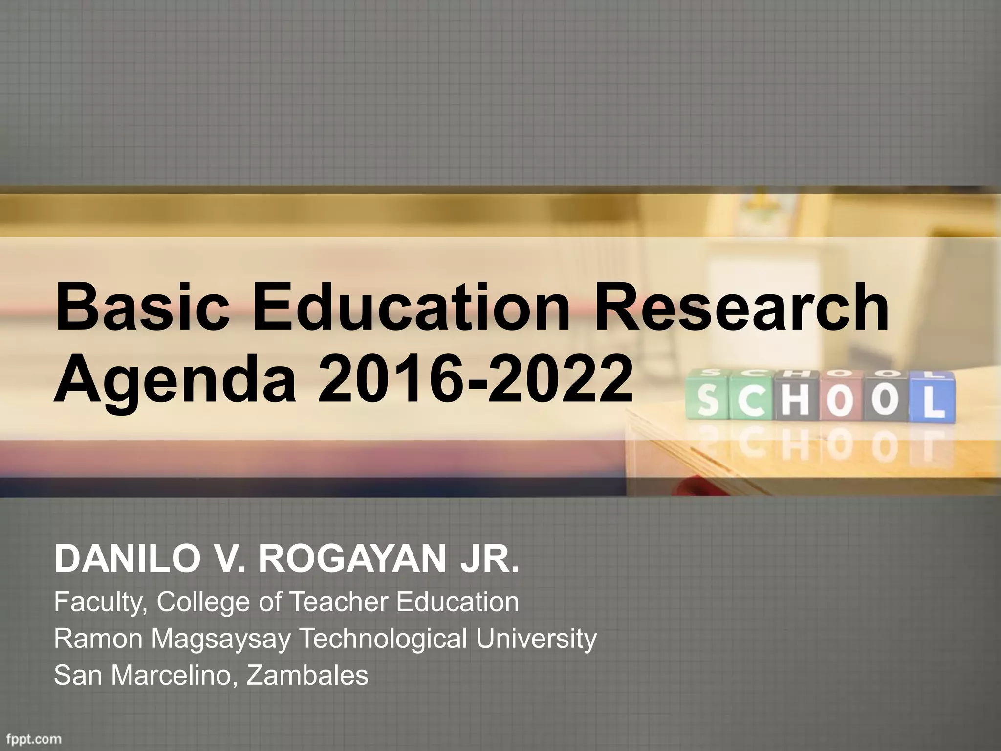 Basic education research_agenda | PDF