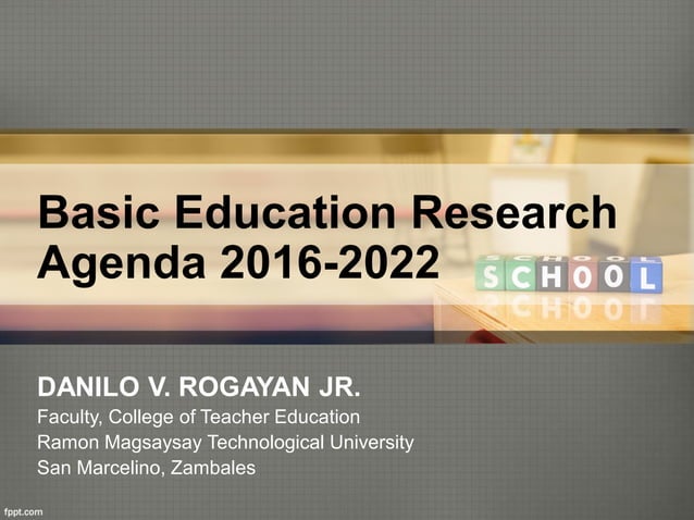 Basic education research_agenda | PDF