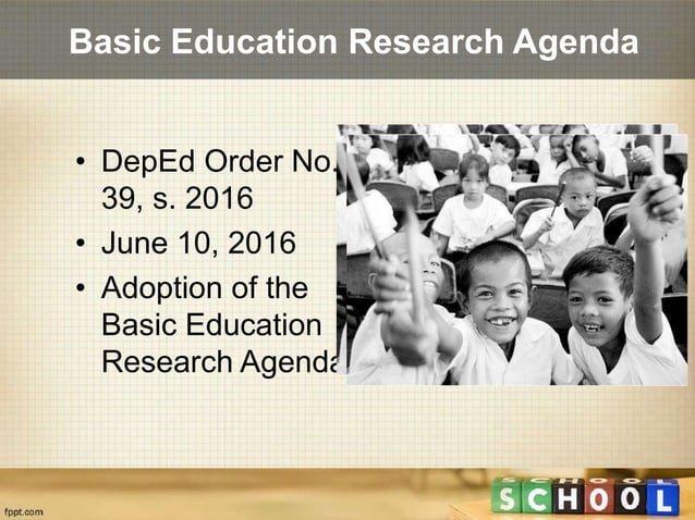 basiceducationresearchagenda-MAED301.ppt | Professional School | Postgraduate Education