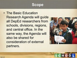 basiceducationresearchagenda-MAED301.ppt