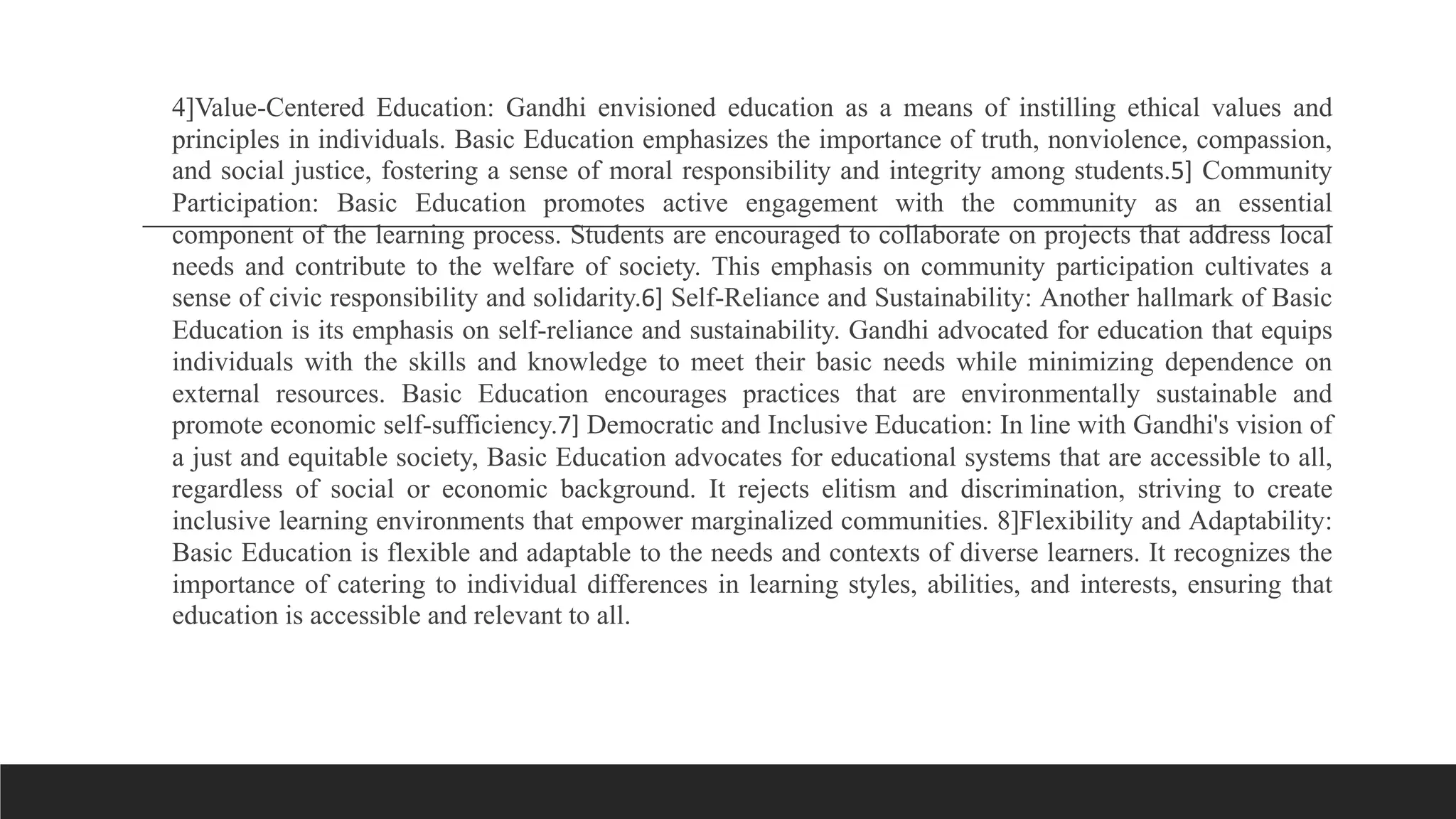 Nai-Talim: Main Principles of Basic education | PPTX