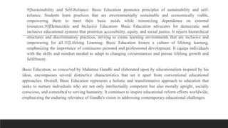 Nai-Talim: Main Principles of Basic education | PPTX