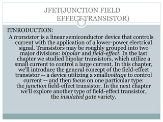 MOSFET AND JFET | PPTX