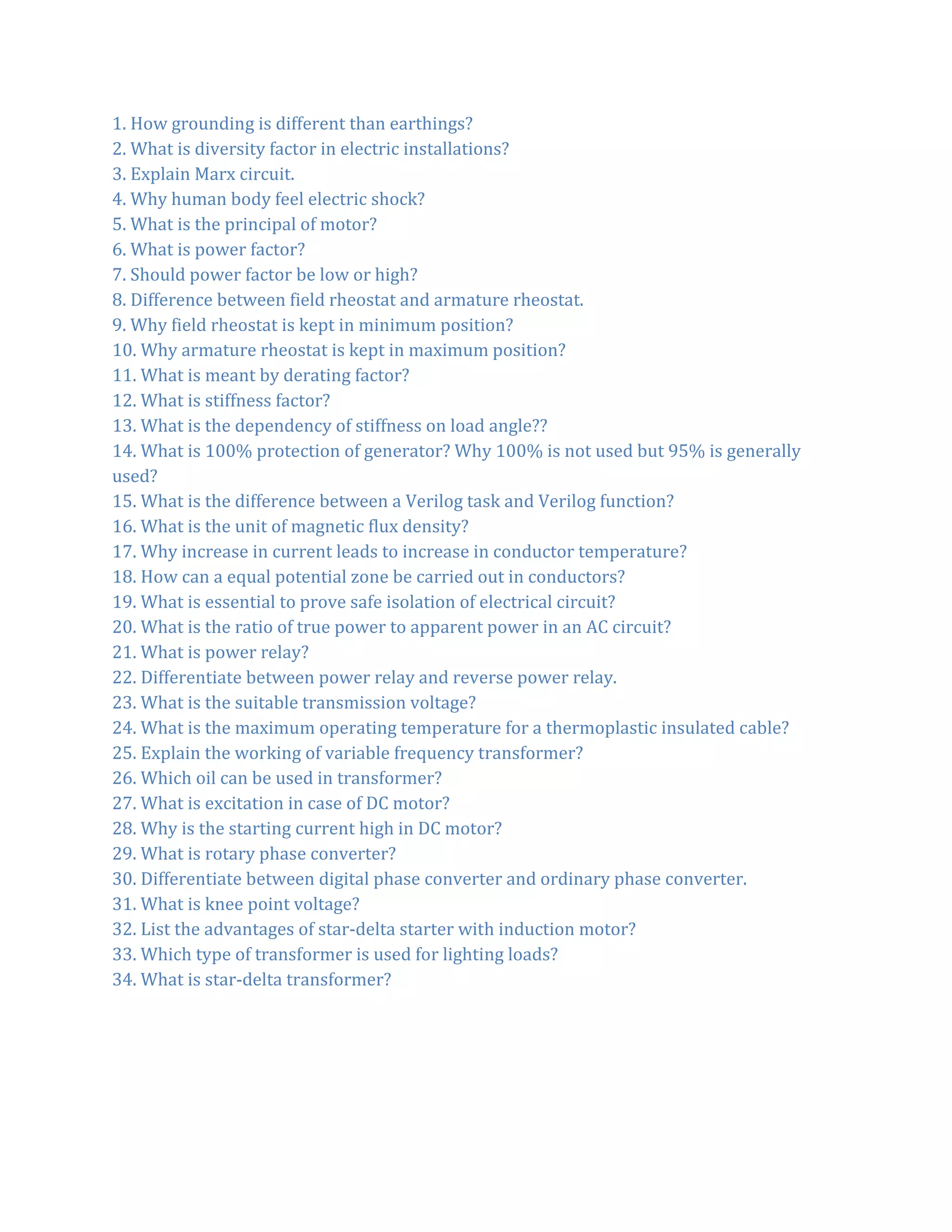 Basic electrical | DOCX