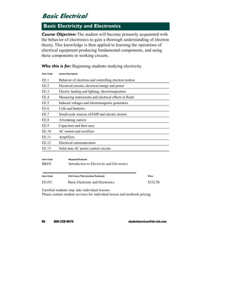 Basic electrical | PDF | Consumer Electronics | Technology & Computing