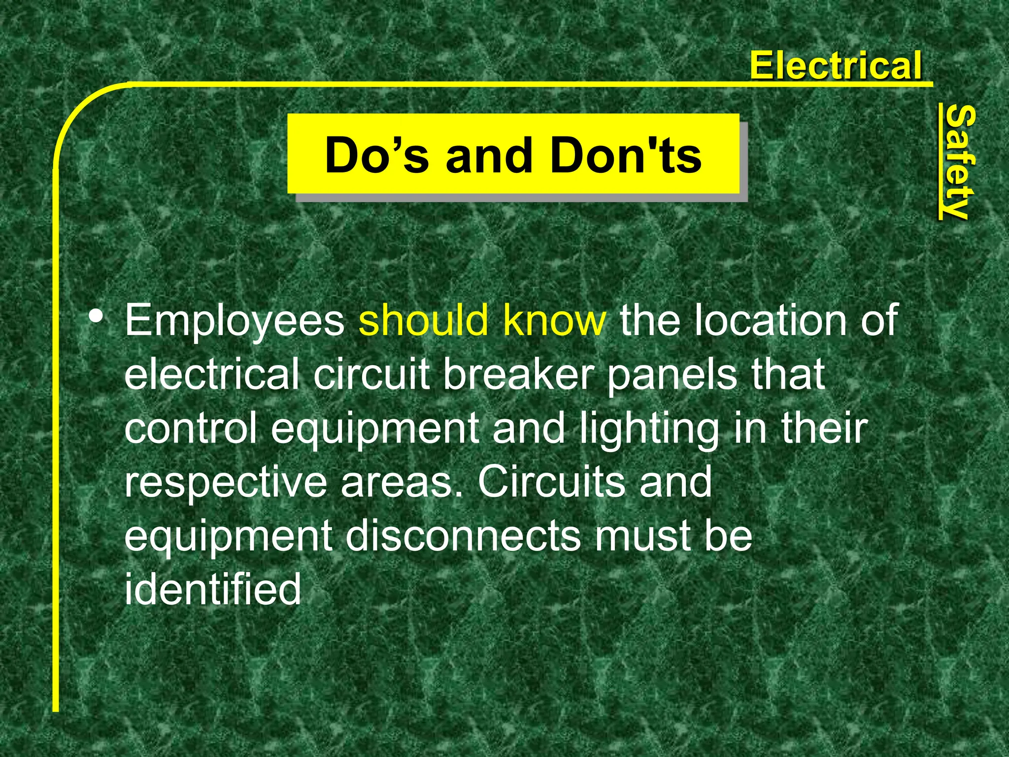 Basic_Electrical.safety dos and dont dosppt | PPT