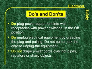basic electrical safety presentation free | PPT
