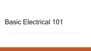Basic Electrical 101 – Basic Electricity – UMRQGO
