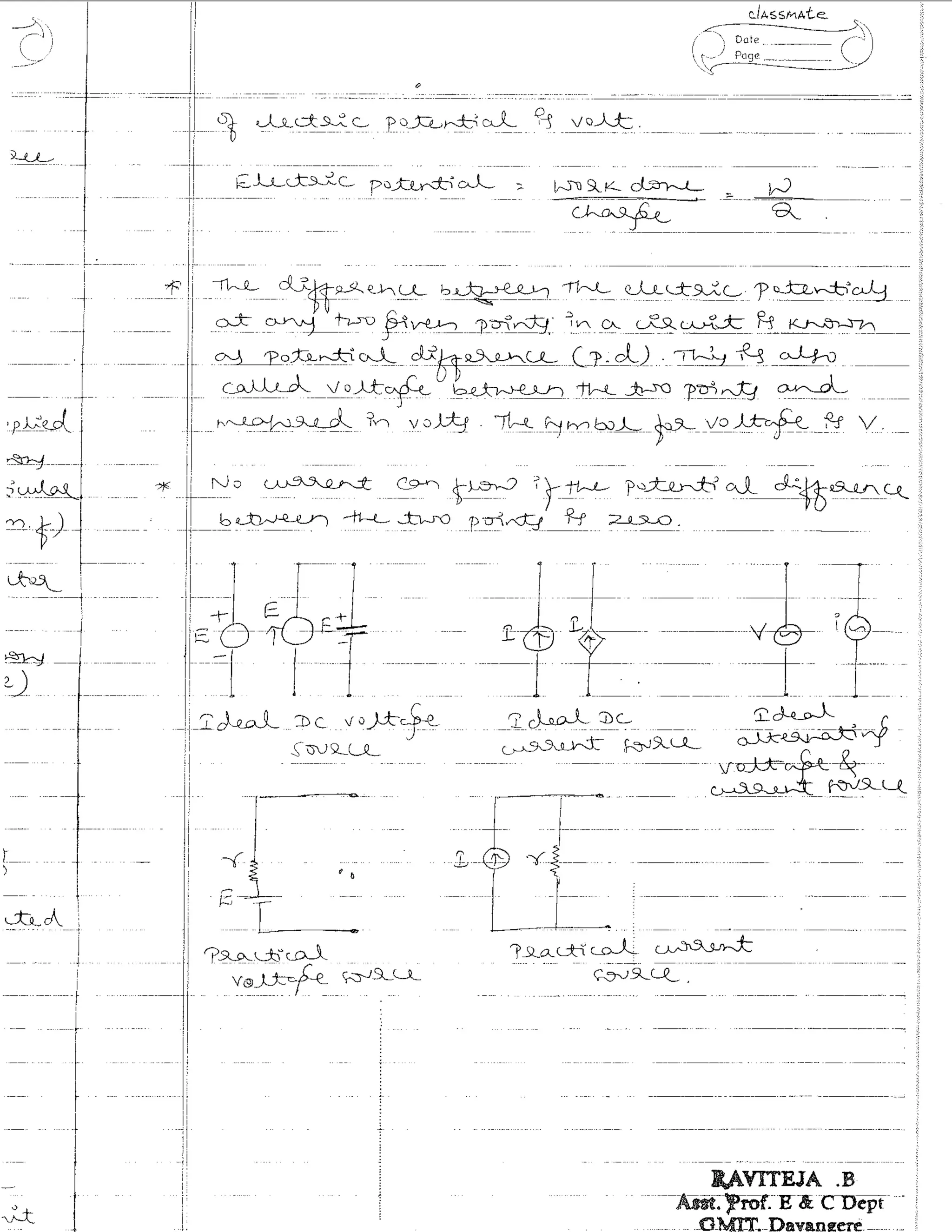 Basic electrical notes (VTU 15ELE15/25) by Raviteja B and Nagaveni S A ...