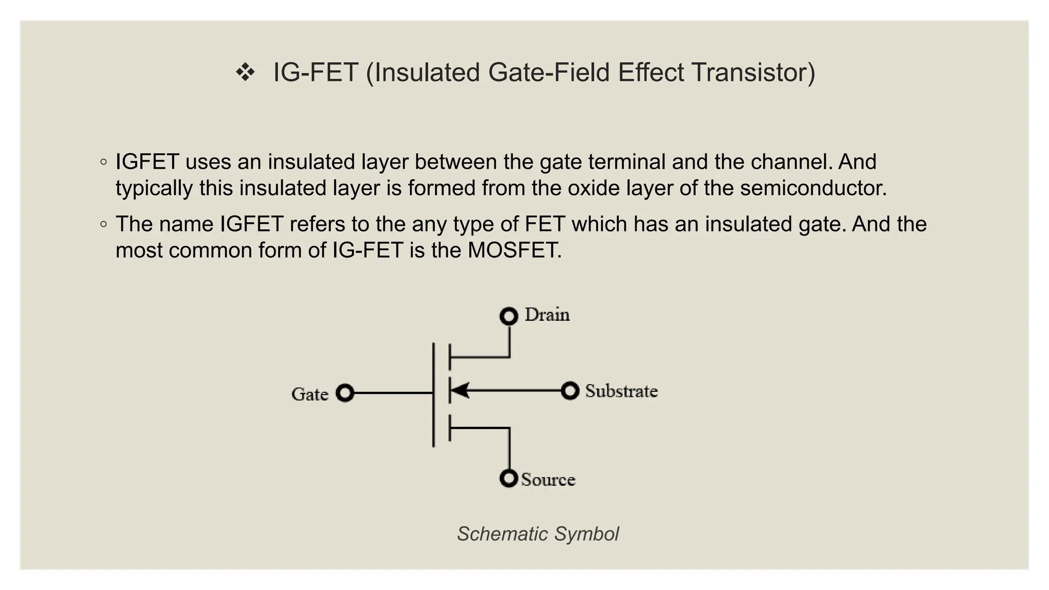 PPT ON FET OF BASIC ELECTRICAL ENGG. DIPLOMA | PDF | Consumer ...