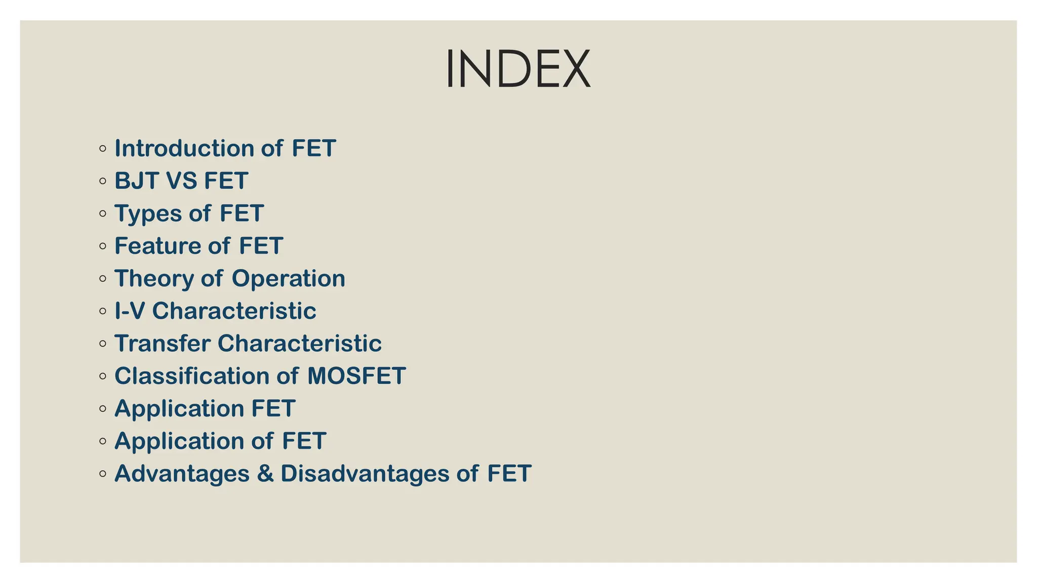 PPT ON FET OF BASIC ELECTRICAL ENGG. DIPLOMA | PDF