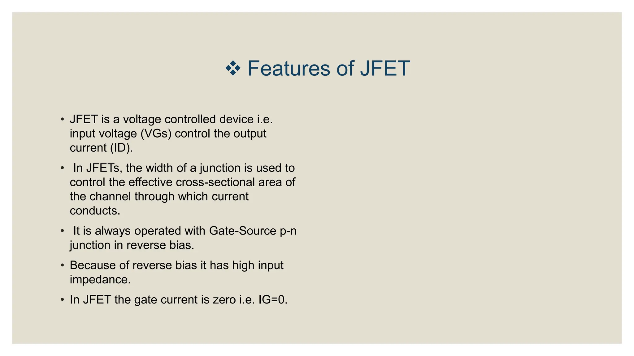 PPT ON FET OF BASIC ELECTRICAL ENGG. DIPLOMA | PDF