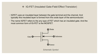PPT ON FET OF BASIC ELECTRICAL ENGG. DIPLOMA | PDF