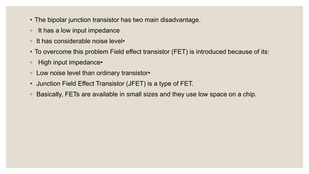 PPT ON FET OF BASIC ELECTRICAL ENGG. DIPLOMA | PPT