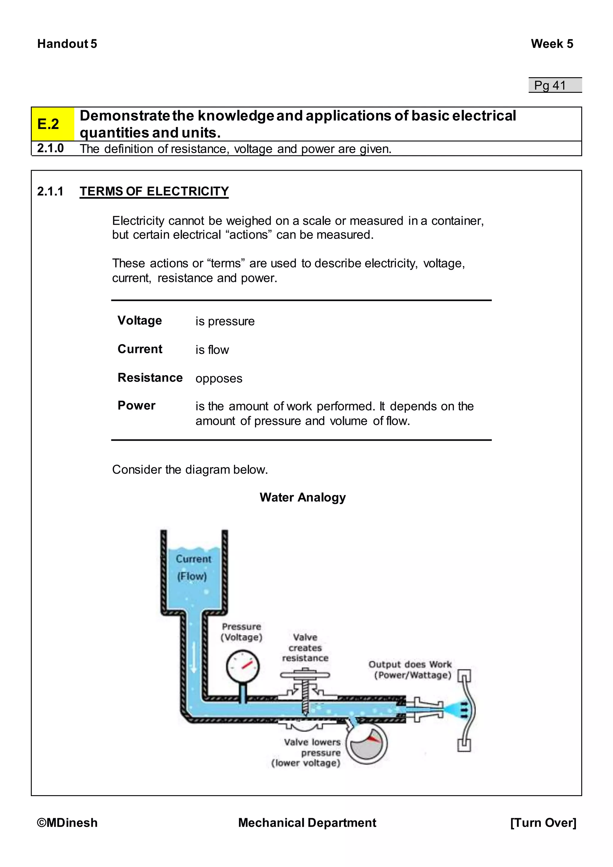 Basic electrical and electronic principles | DOCX