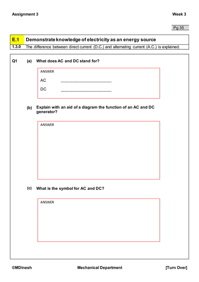 Basic electrical and electronic principles | DOCX | Physics | Science