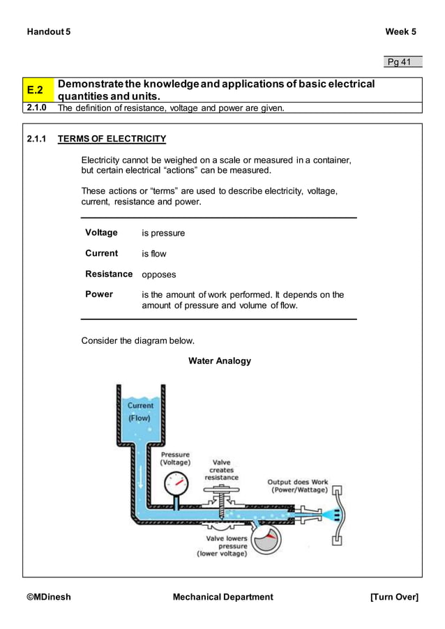 Basic electrical and electronic principles | DOCX | Physics | Science