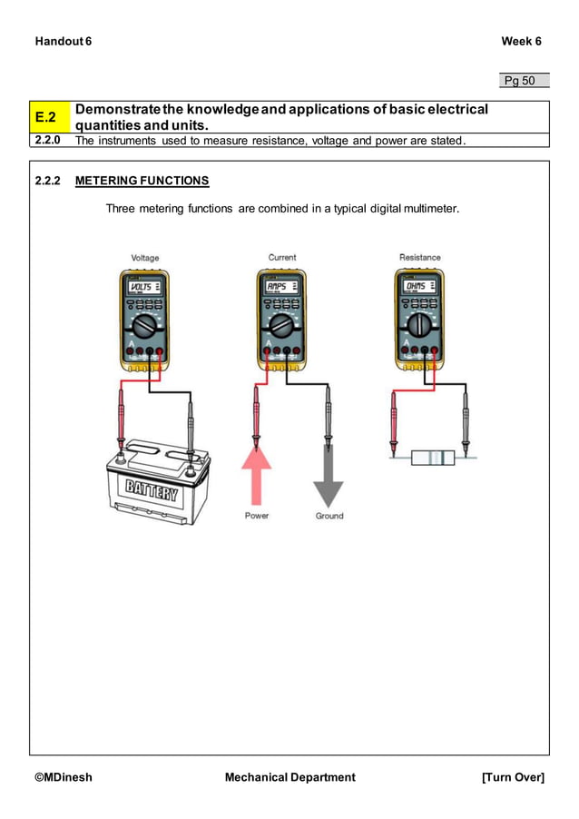 Basic electrical and electronic principles | DOCX | Physics | Science