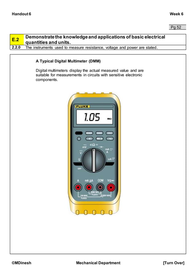 Basic electrical and electronic principles | DOCX | Physics | Science