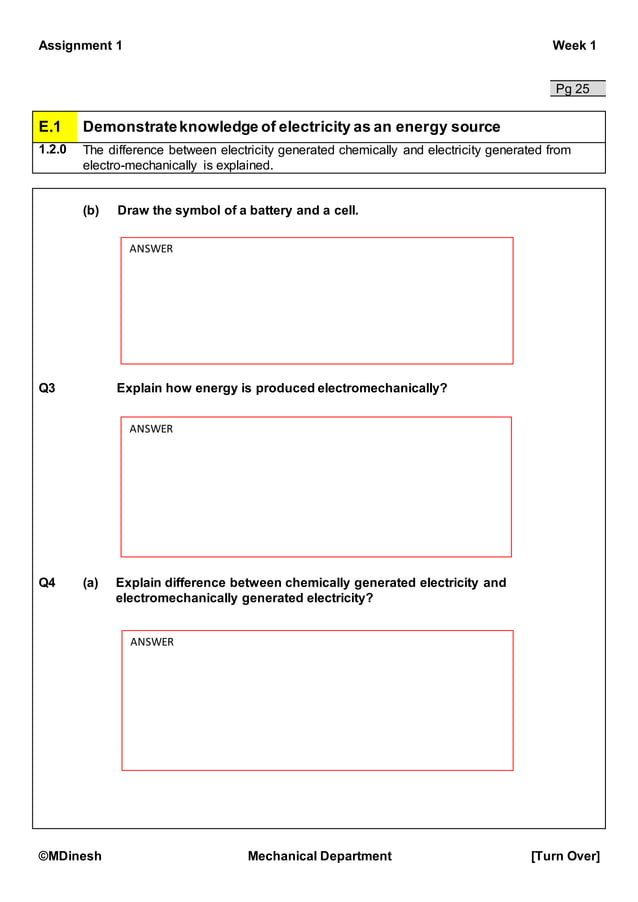 Basic electrical and electronic principles | DOCX | Physics | Science