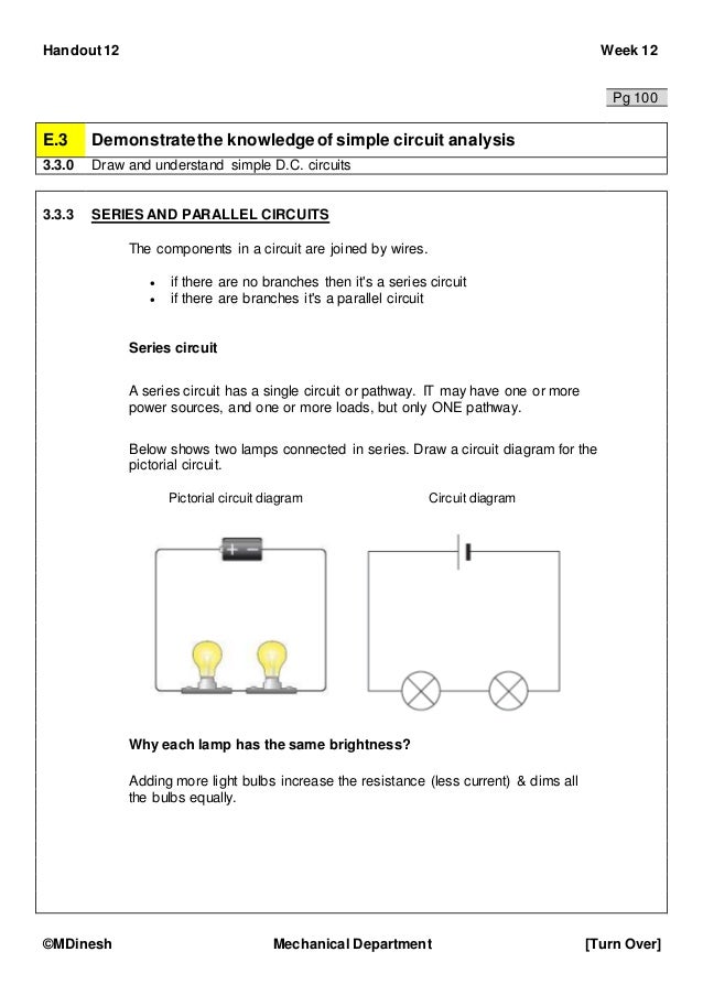 Basic electrical and electronic principles