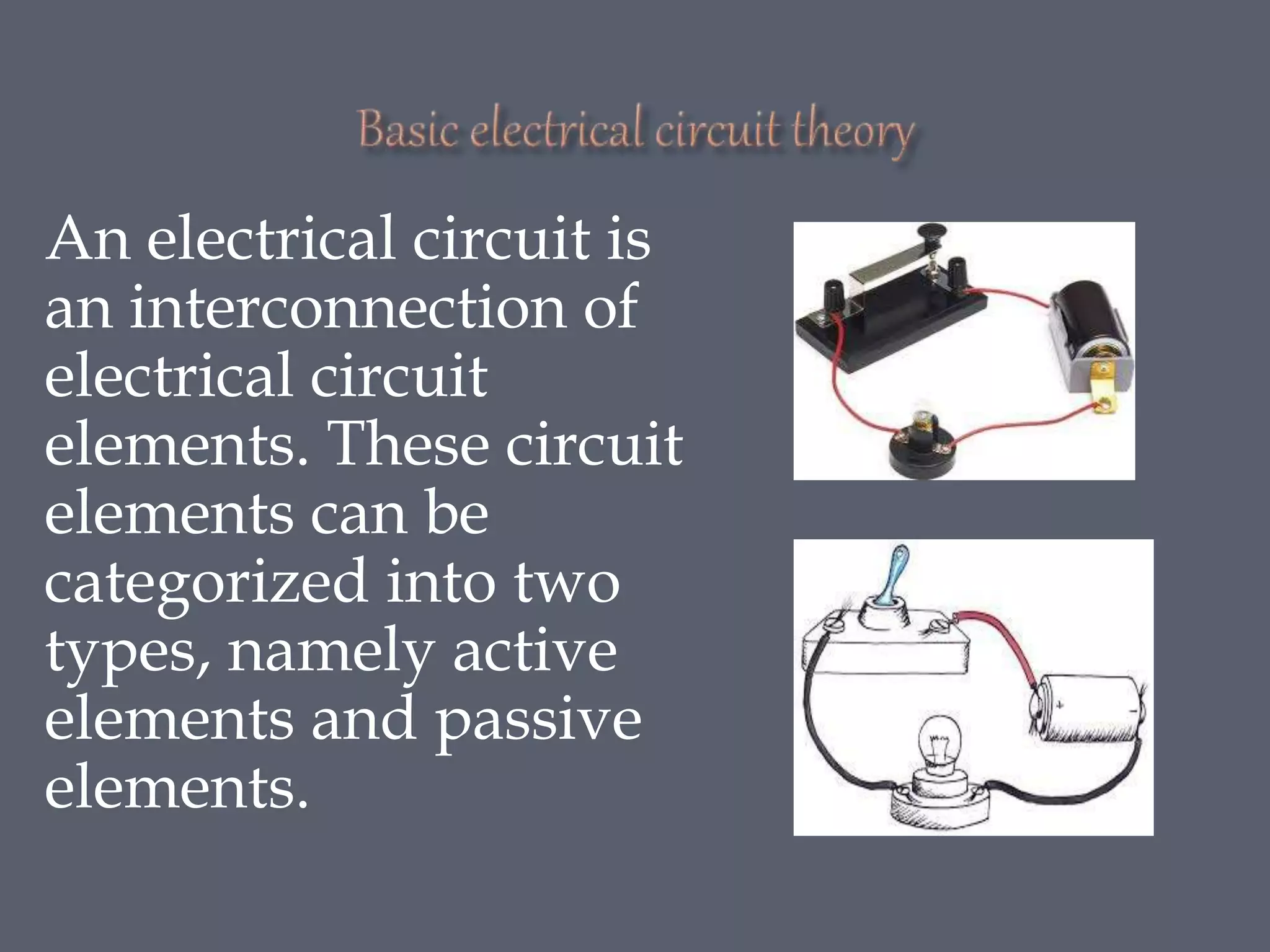 Basic electrical circuit theory | PPTX