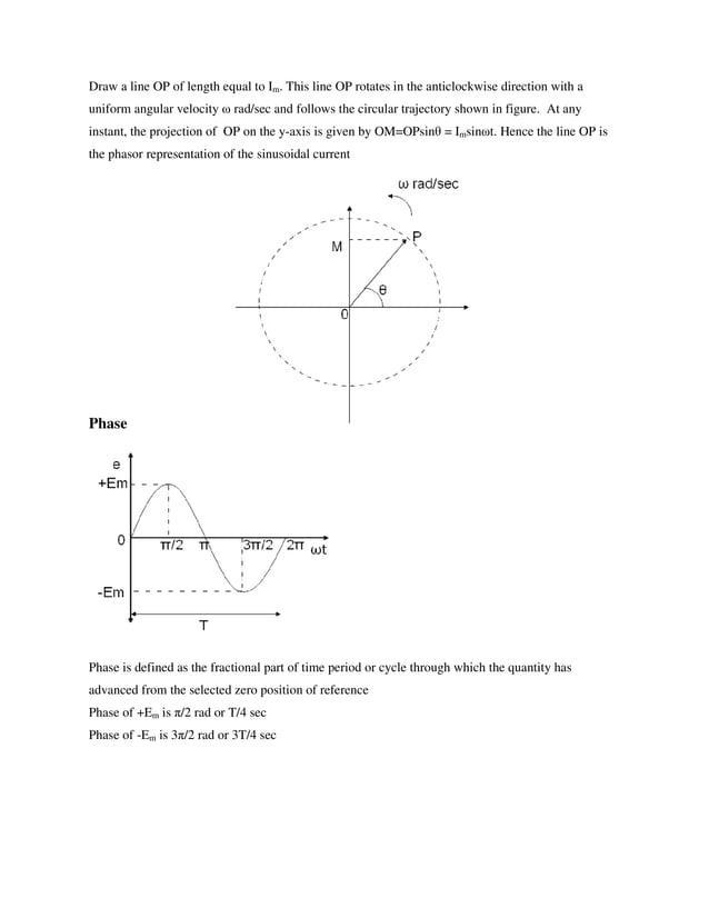 Single phase AC circuit | PDF