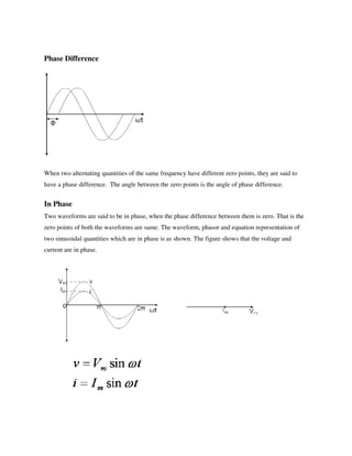 Single phase AC circuit | PDF
