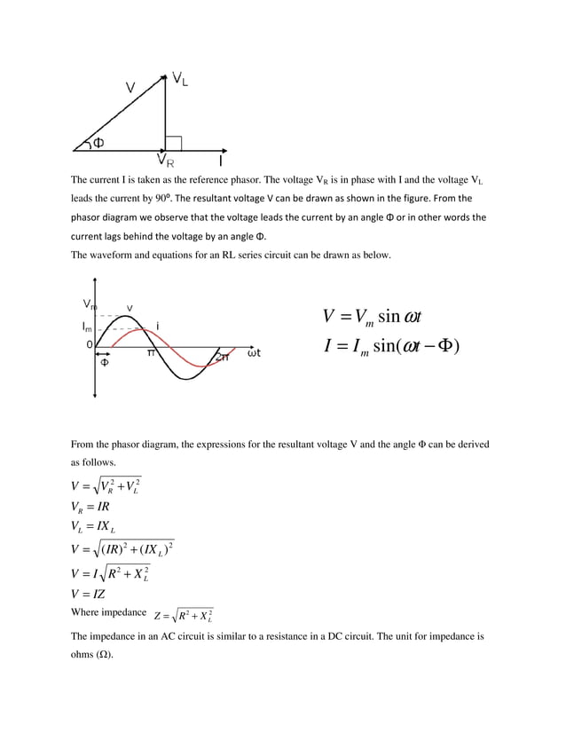 Single phase AC circuit | PDF