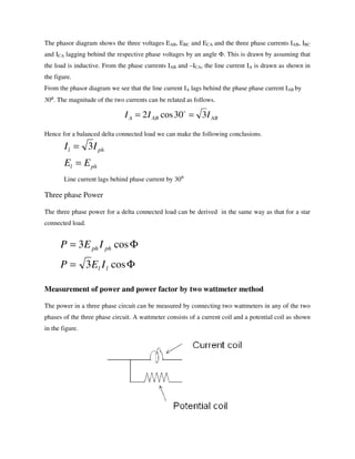 Single phase AC circuit | PDF