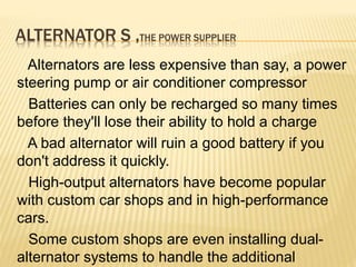 Basic Electrical Engineering Alternators Pptx