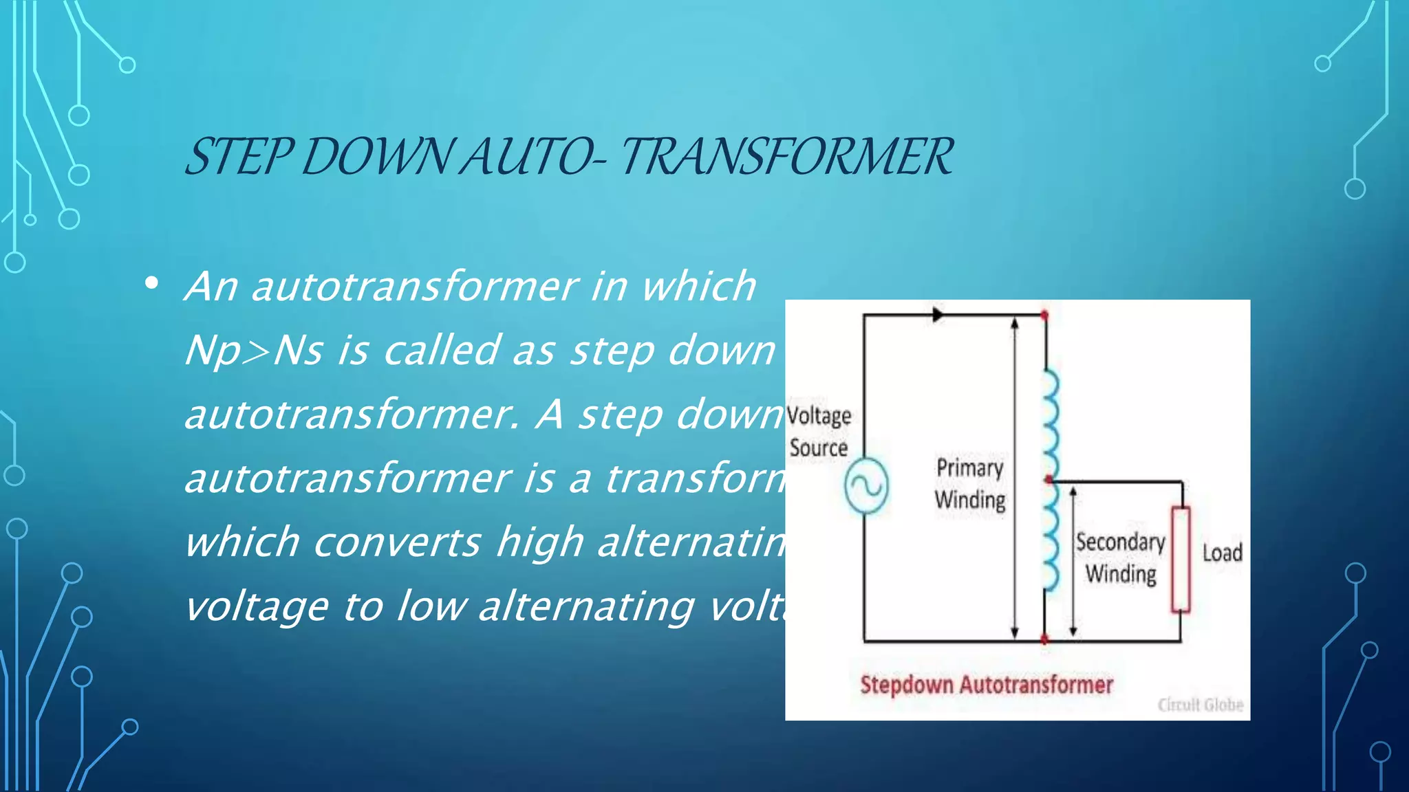 Basic electrical engineering (Autotransformer) | PPTX