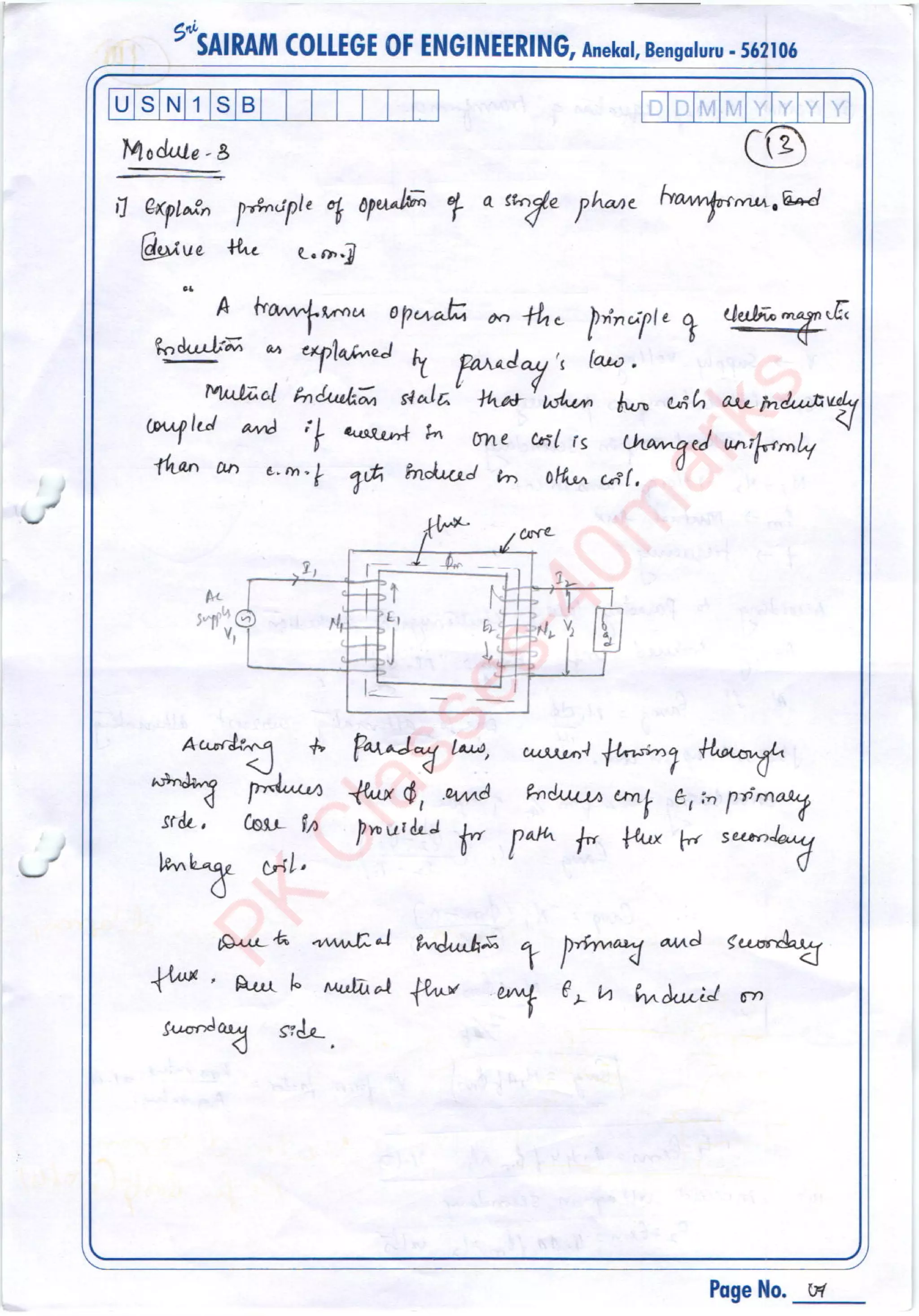 Basic Electrical Engineering Short notes | PDF
