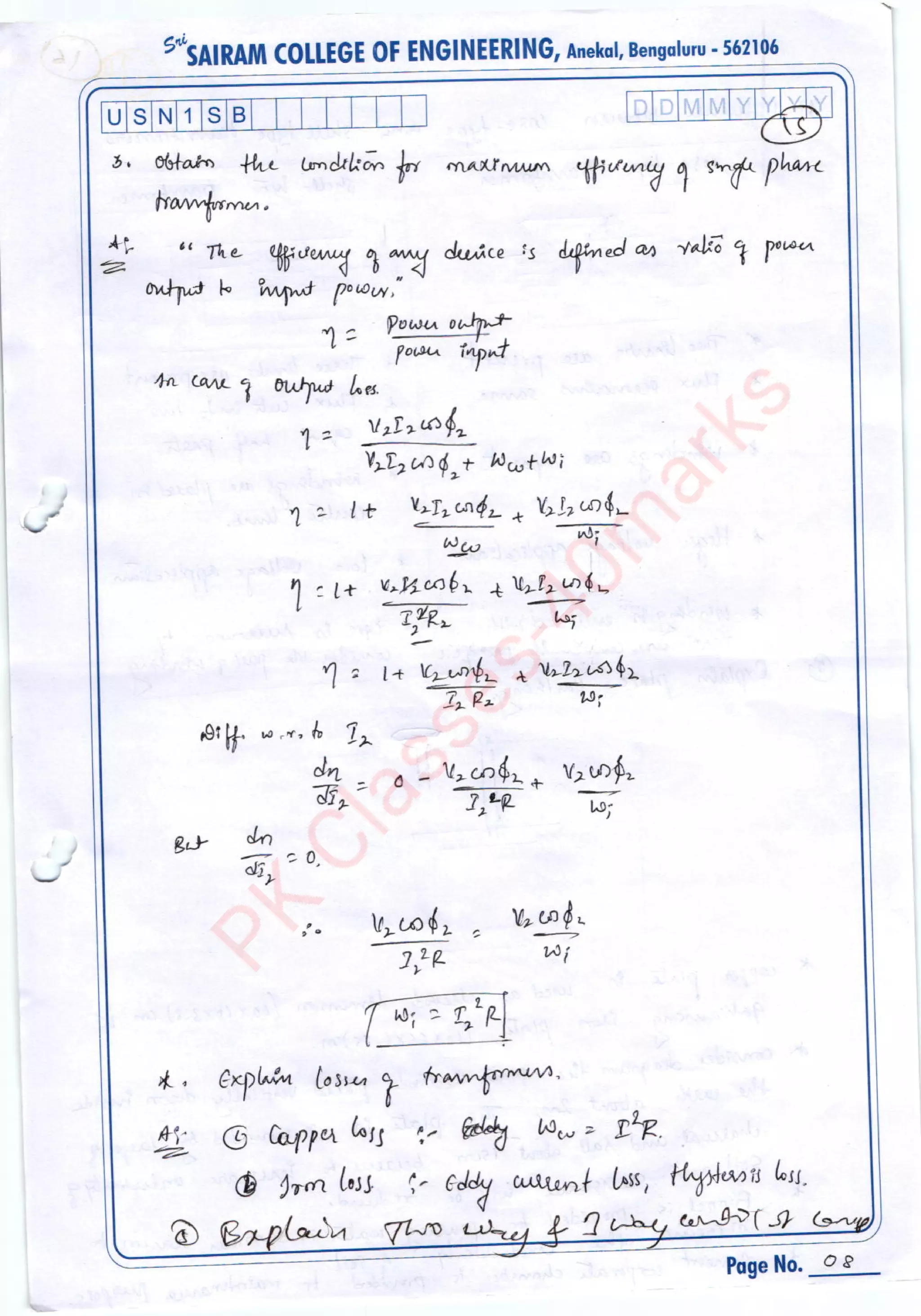 Basic Electrical Engineering Short notes | PDF