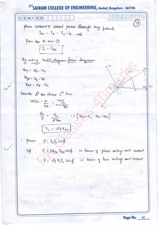 Basic Electrical Engineering Short notes | PDF